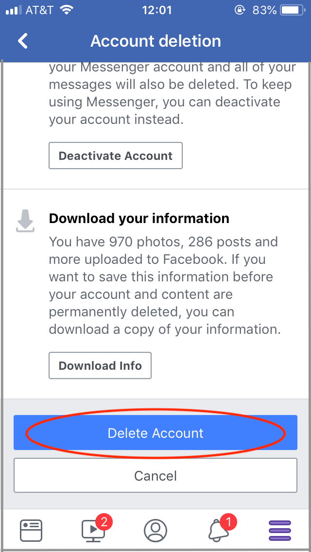How to Delete Facebook - JoinDeleteMe
