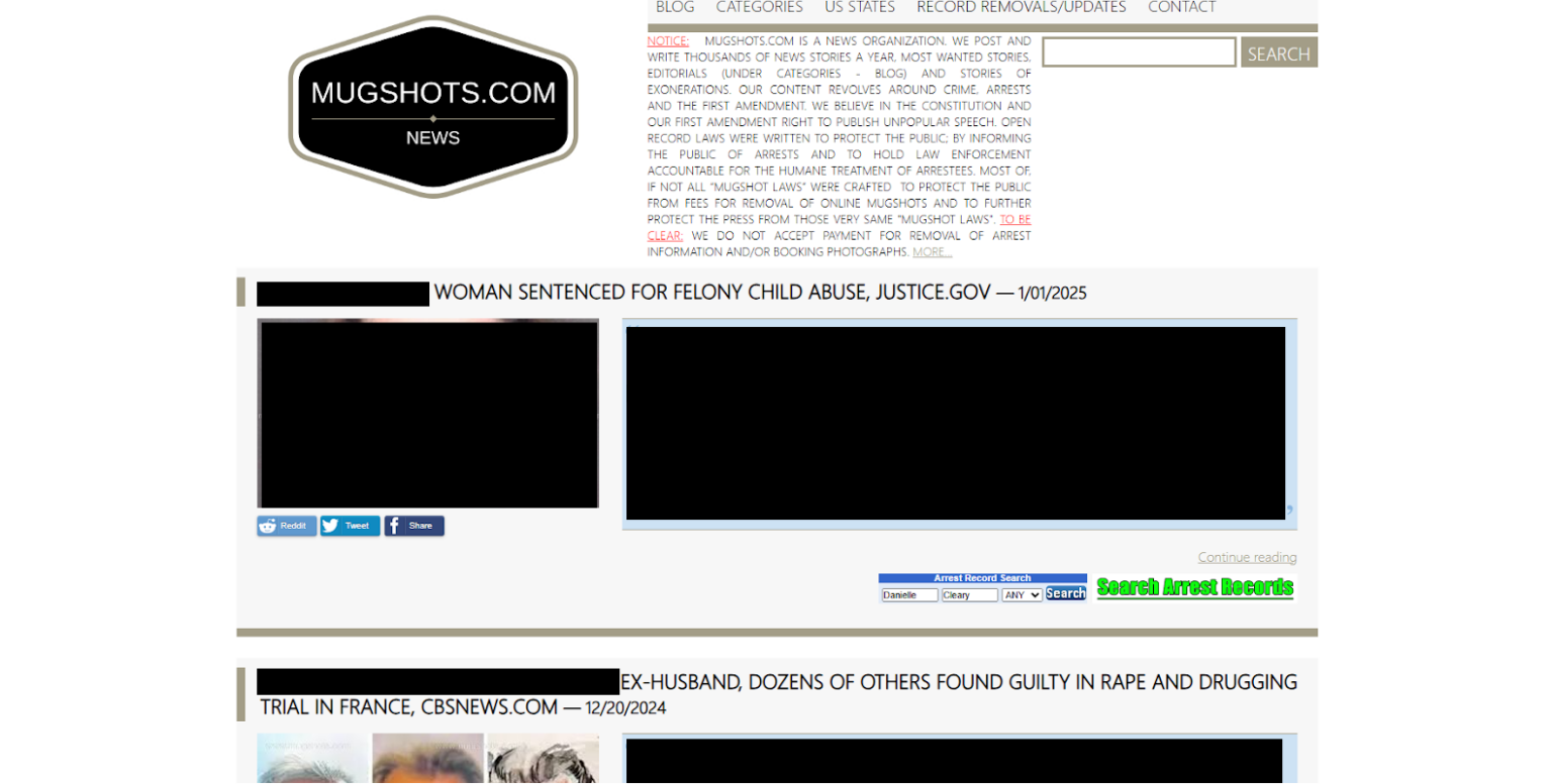 How to Complete a Mugshots com Removal Guide [+ Examples]
