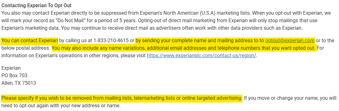 How to Complete an Experian Opt Out Guide [+ Examples]