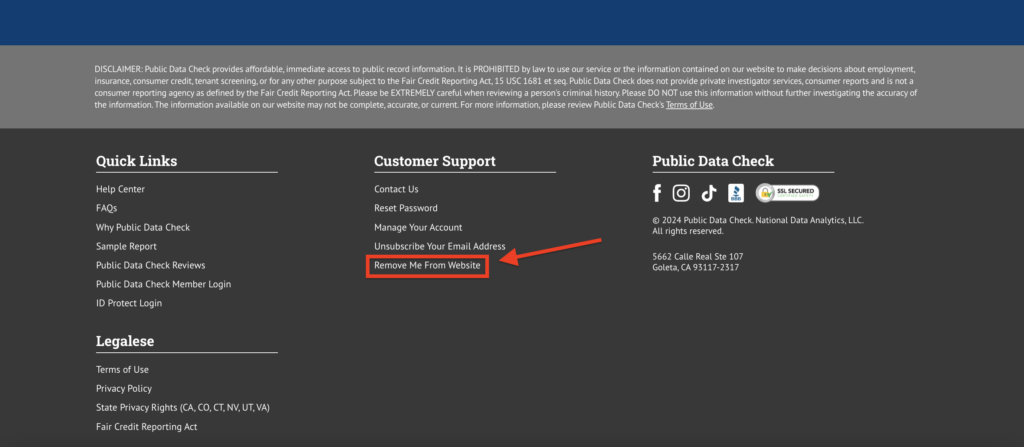 How to Remove Yourself From Public Data Check [2025] - JoinDeleteMe