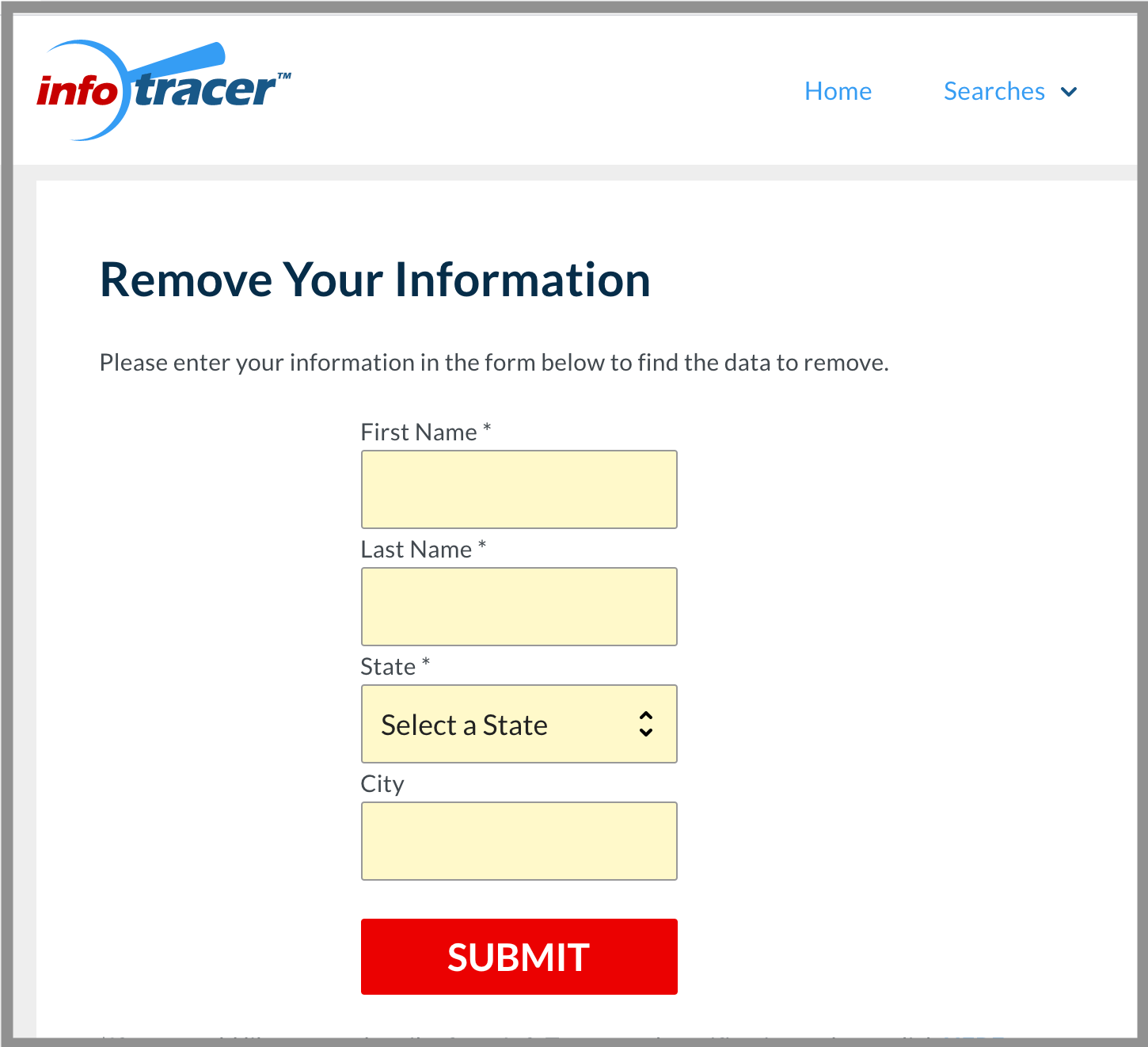 How to Remove Yourself from InfoTracer - JoinDeleteMe