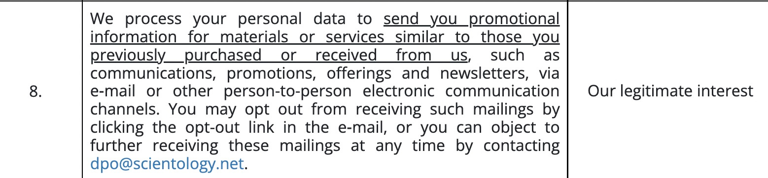 Remove Yourself from Church of Scientology Mailing List - DeleteMe