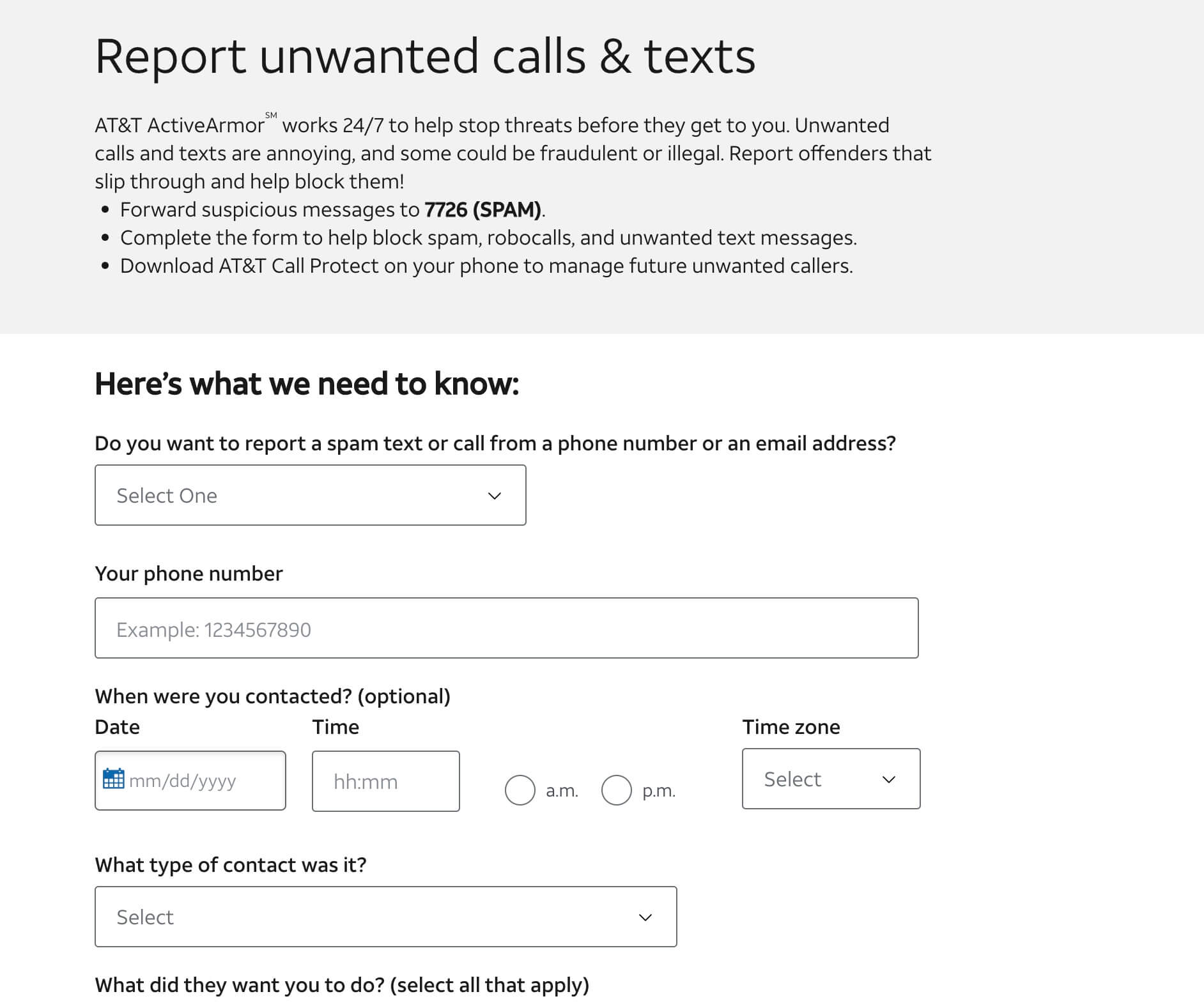 Your Guide to AT&T Spam Text Reporting - DeleteMe