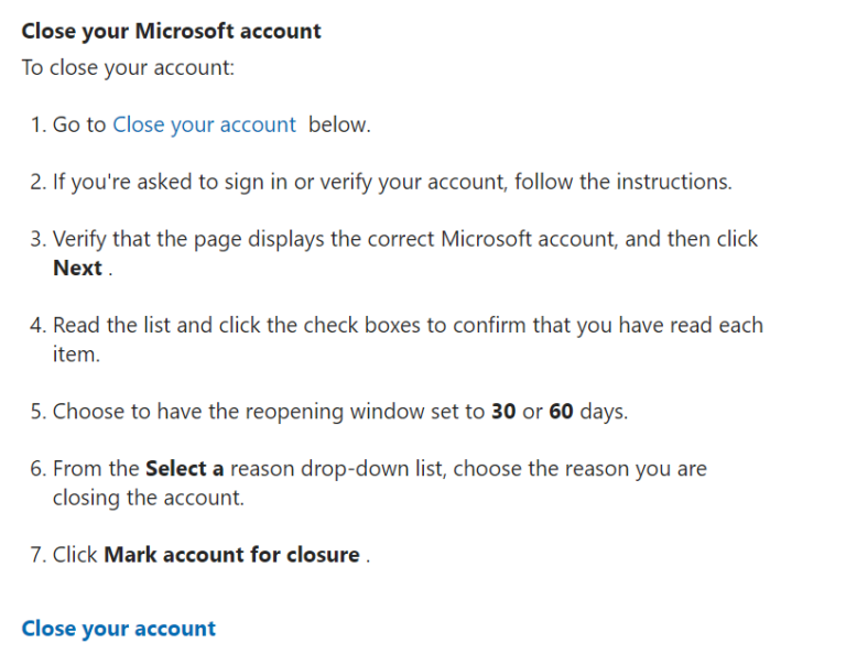 How to Delete Your MSN Account - JoinDeleteMe