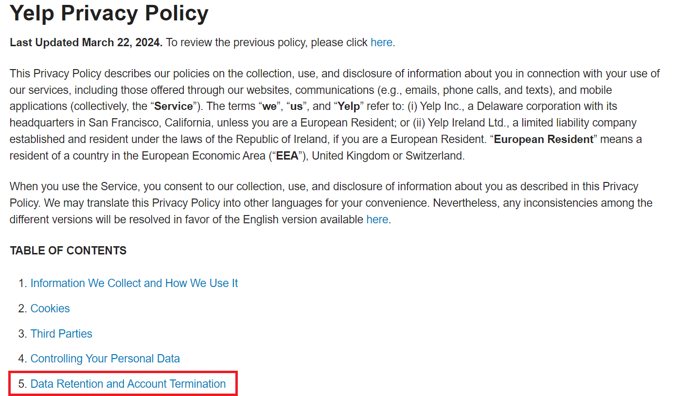 How to Delete Your Yelp Account - JoinDeleteMe
