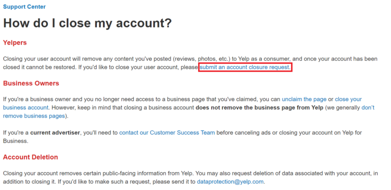 How to Delete Your Yelp Account - JoinDeleteMe