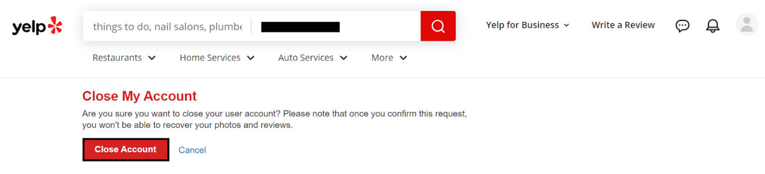 How to Delete Your Yelp Account - JoinDeleteMe