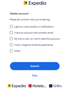How to Delete Your Expedia Account | Step by Step Instructions