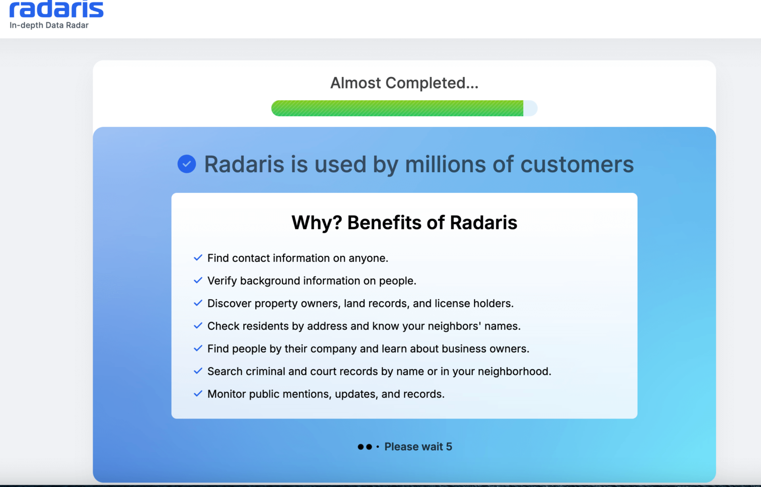 Radaris Opt Out Guide - JoinDeleteMe