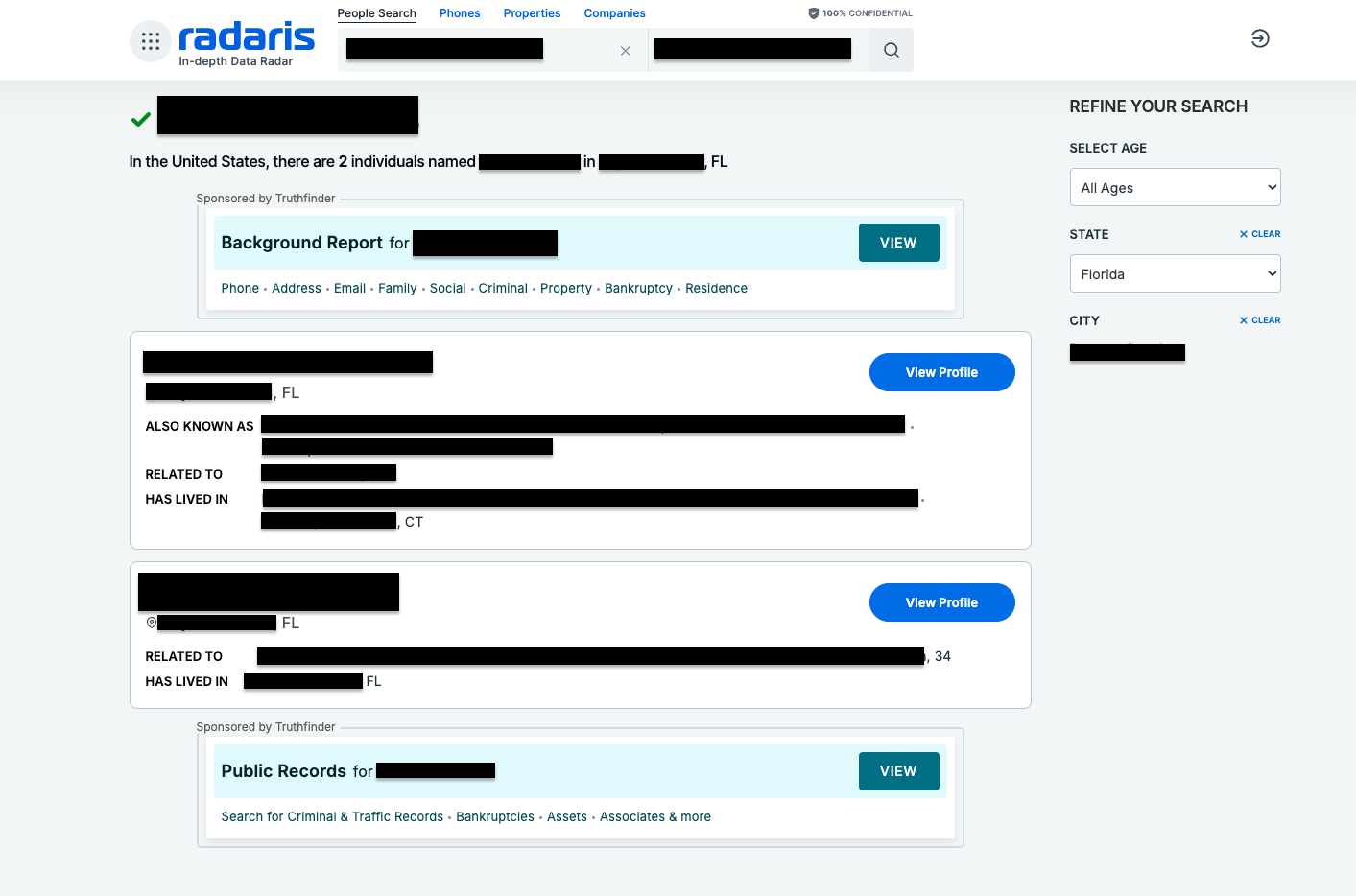 Radaris Opt Out Guide - JoinDeleteMe