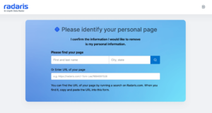 Radaris Opt Out Guide - JoinDeleteMe