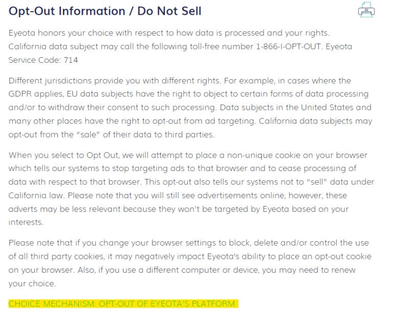 Eyeota Opt Out Guide - JoinDeleteMe