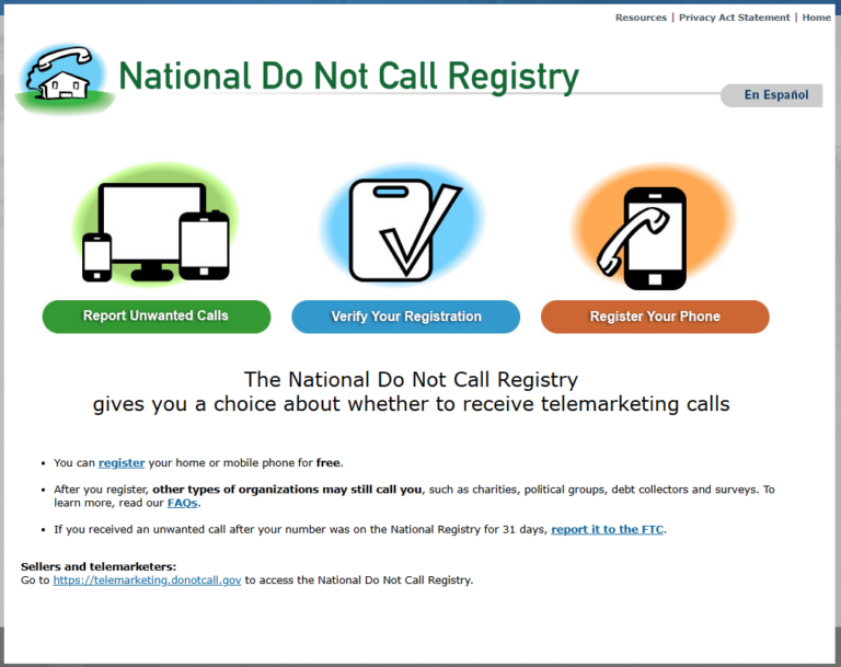 Do Not Call List Tennessee - DeleteMe