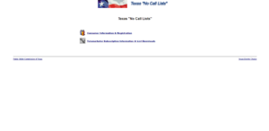 Do Not Call List Texas - JoinDeleteMe