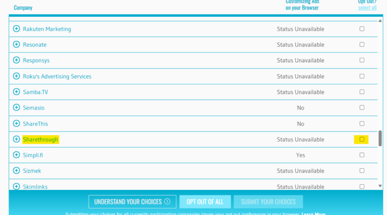 Sharethrough Opt Out Guide - JoinDeleteMe