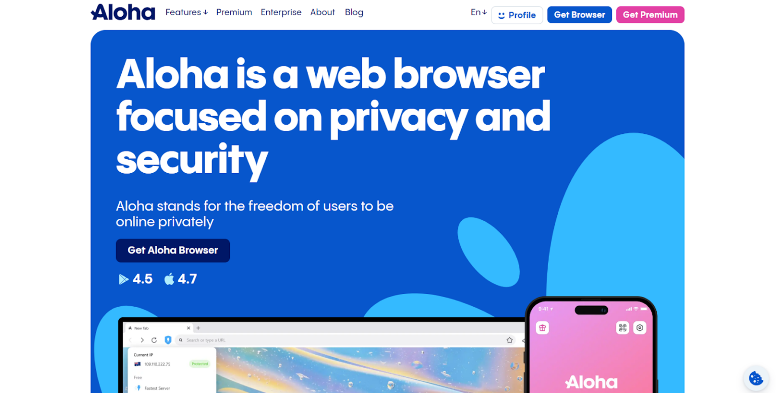 Is Aloha Browser Safe? - JoinDeleteMe